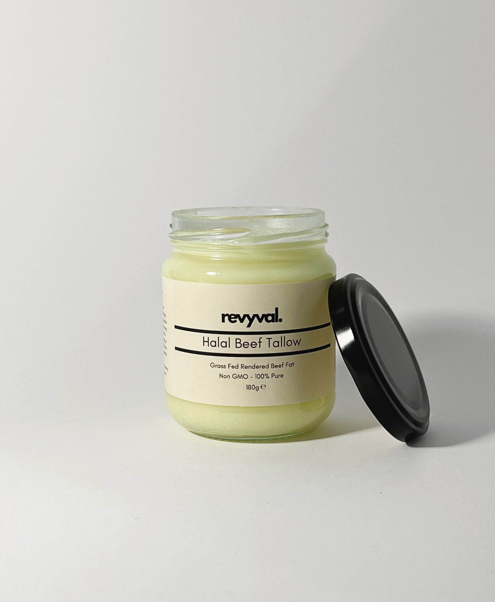 Halal Beef Tallow - 100% Grass-fed Tallow for cooking - Revyval