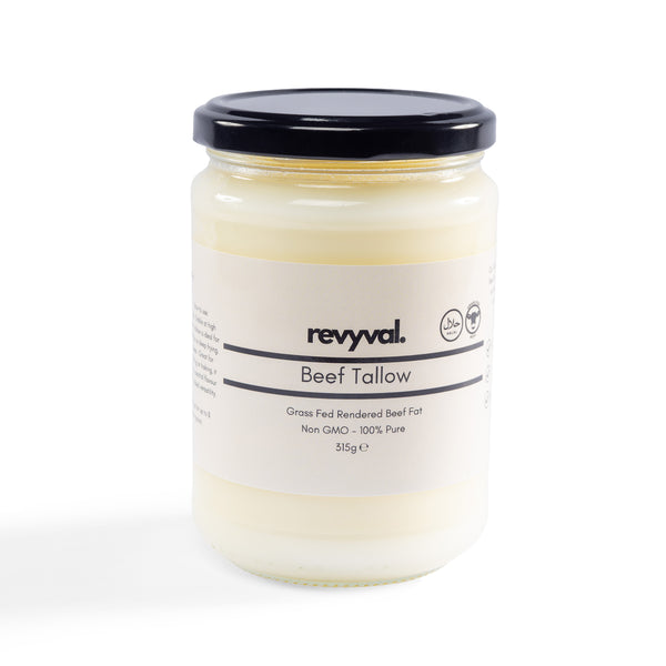 Halal Beef Tallow - 100% Grass-fed Tallow for cooking - Revyval