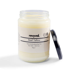 Halal Beef Tallow - 100% Grass-fed Tallow for cooking - Revyval
