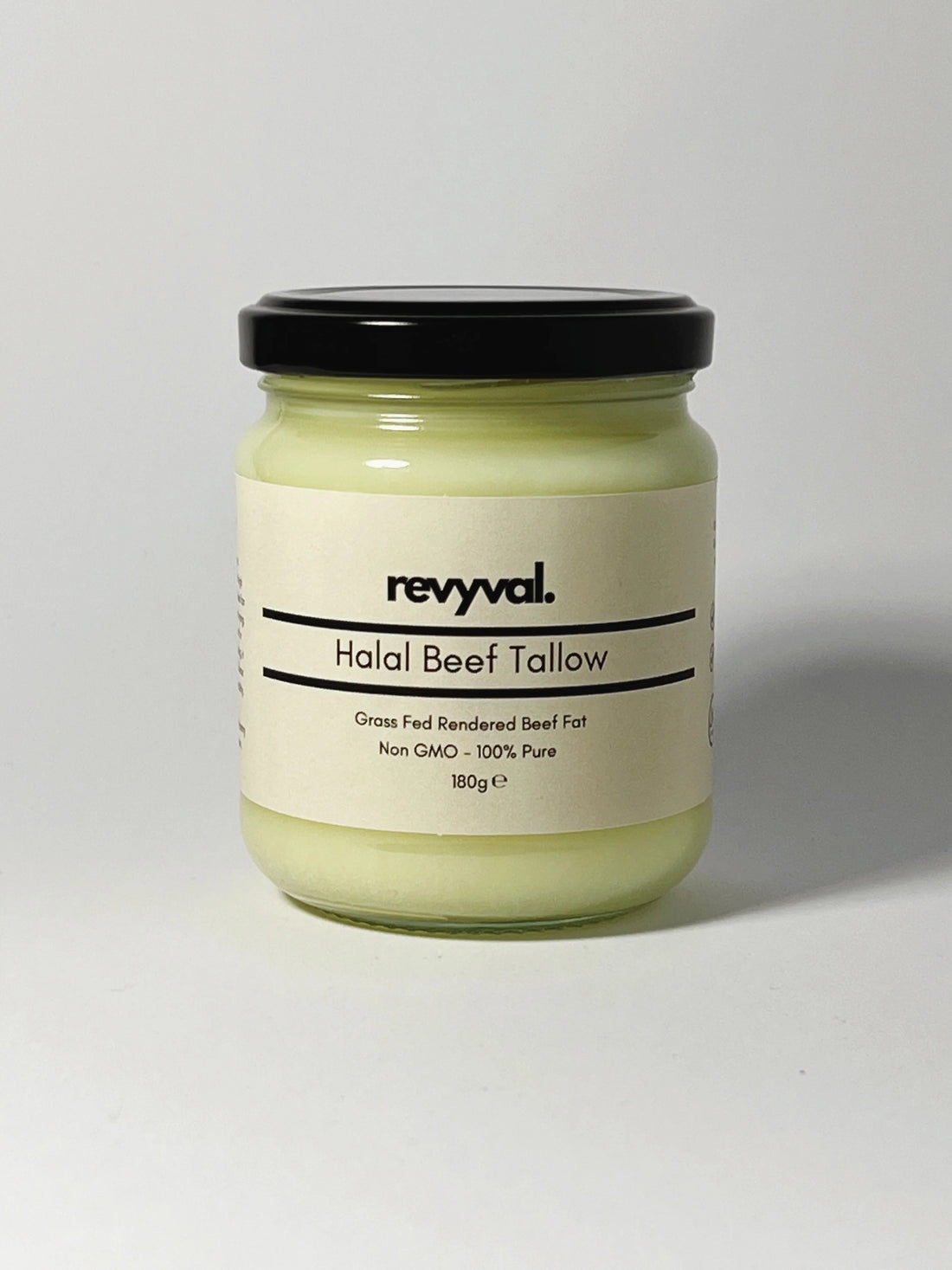 Halal Beef Tallow - 100% Grass-fed Tallow for cooking - Revyval