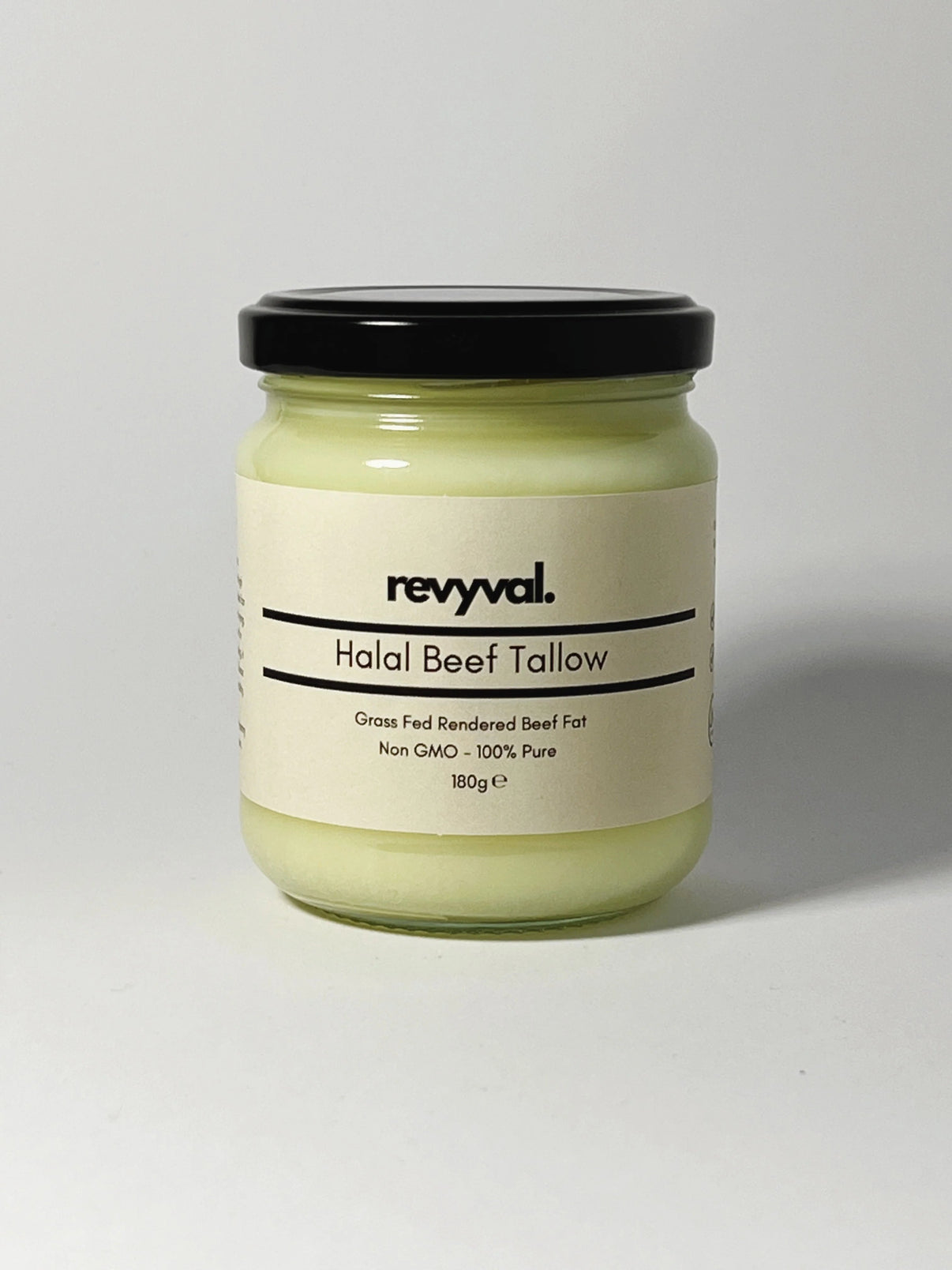 Halal Beef Tallow - 100% Grass-fed Tallow for cooking - Revyval