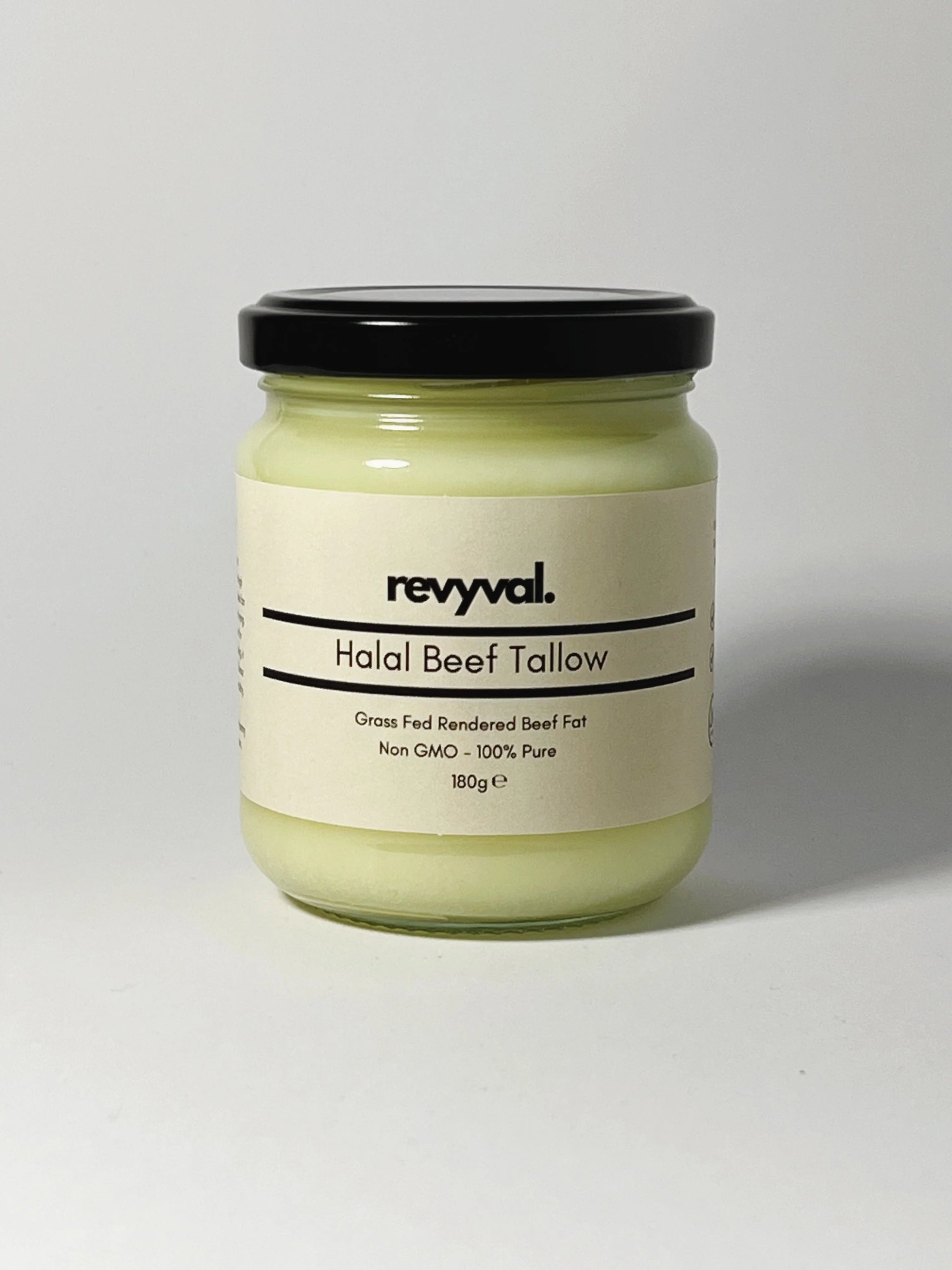 Halal Beef Tallow - 100% Grass-fed Tallow for cooking - Revyval